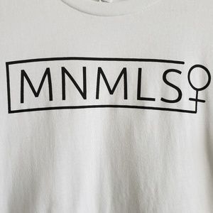 LaFemme Minimalist | Tops | Minimalist Woman Signature Logo Slim Fit ...